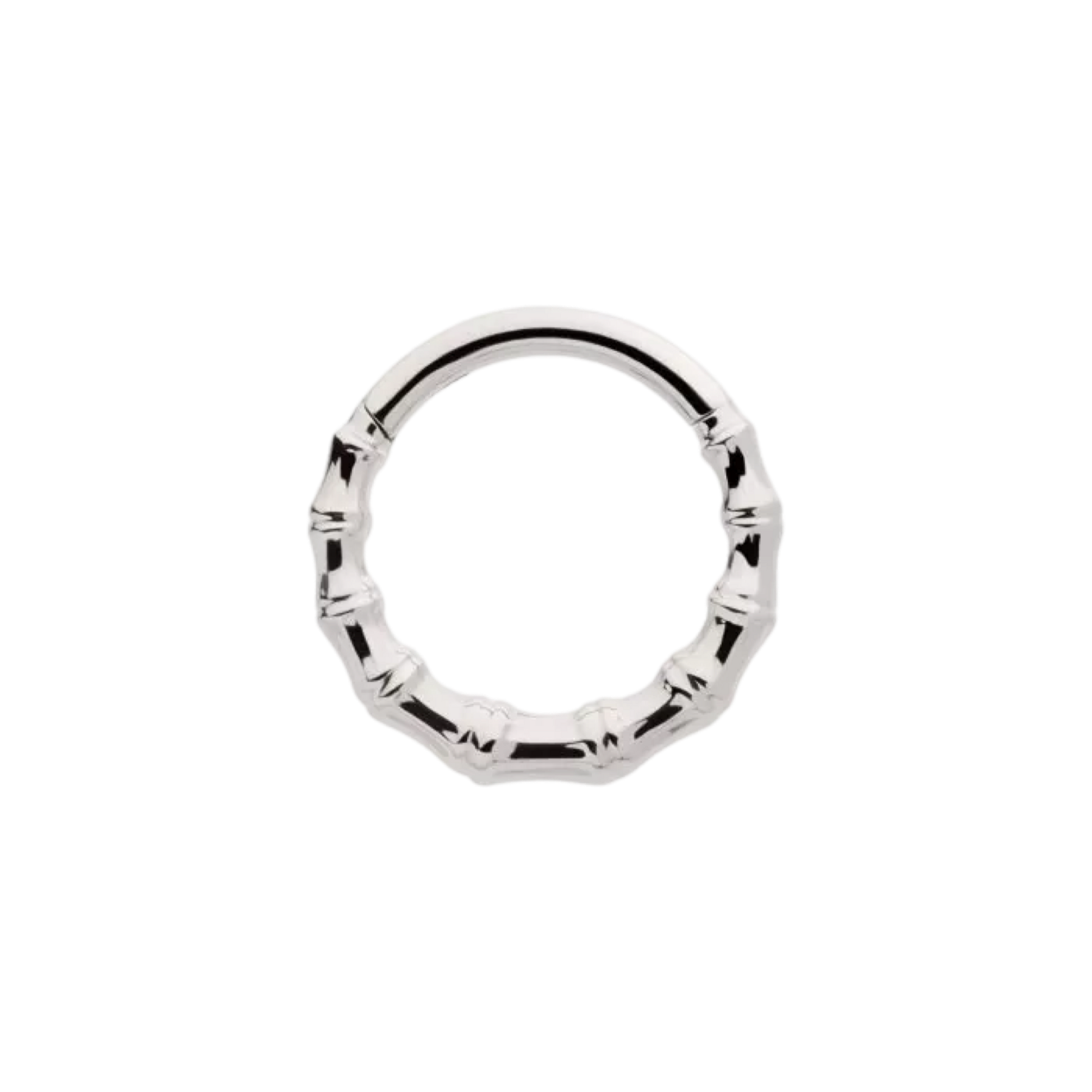 Titanium Bamboo Hinge Ring – Cherrycore