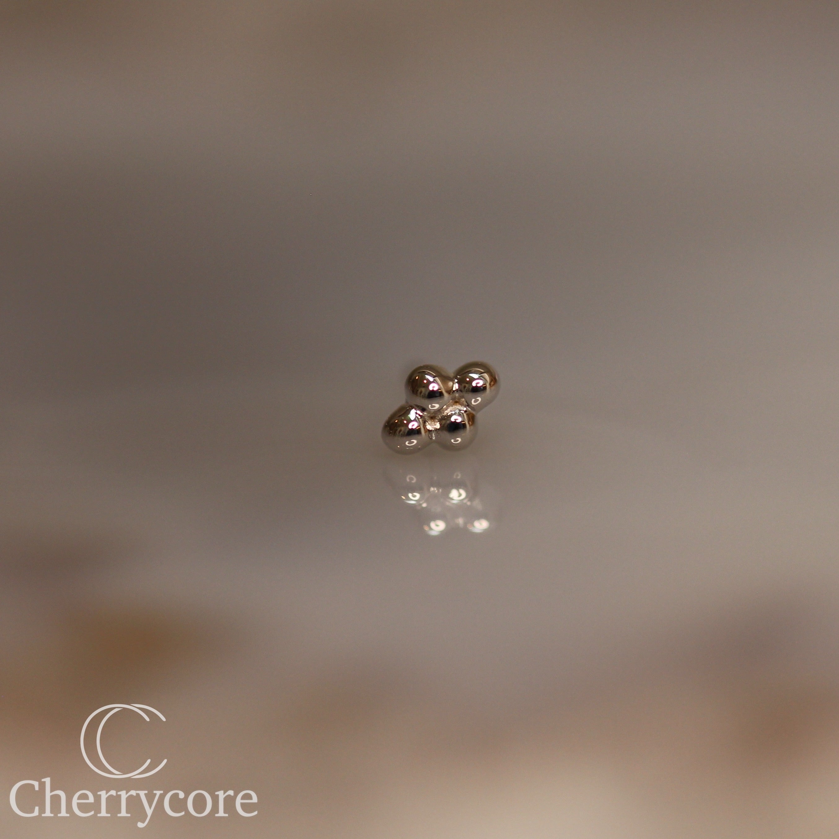 14k Gold- Mini Quad Bead -Threadless Attachment – Cherrycore
