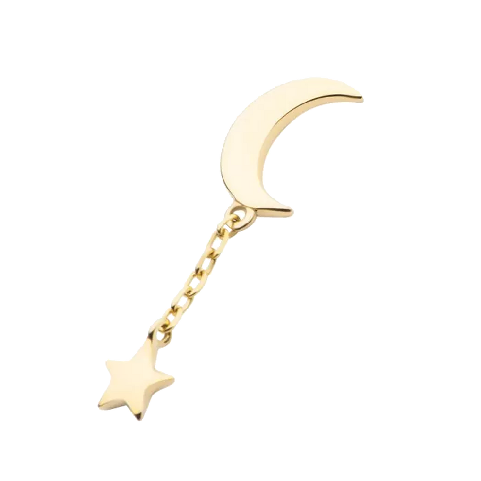 Moon and Star Dangle Threadless Attachment – Cherrycore